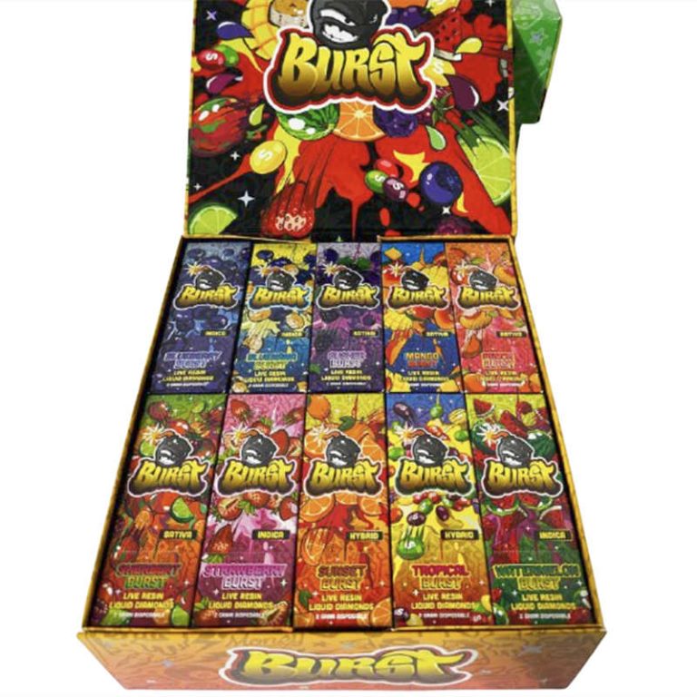 Burst disposable vape pen 2g - hempacc